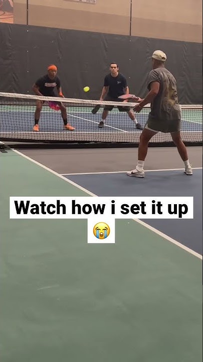 How to setup a basic ernie in #pickleball #shorts - YouTube