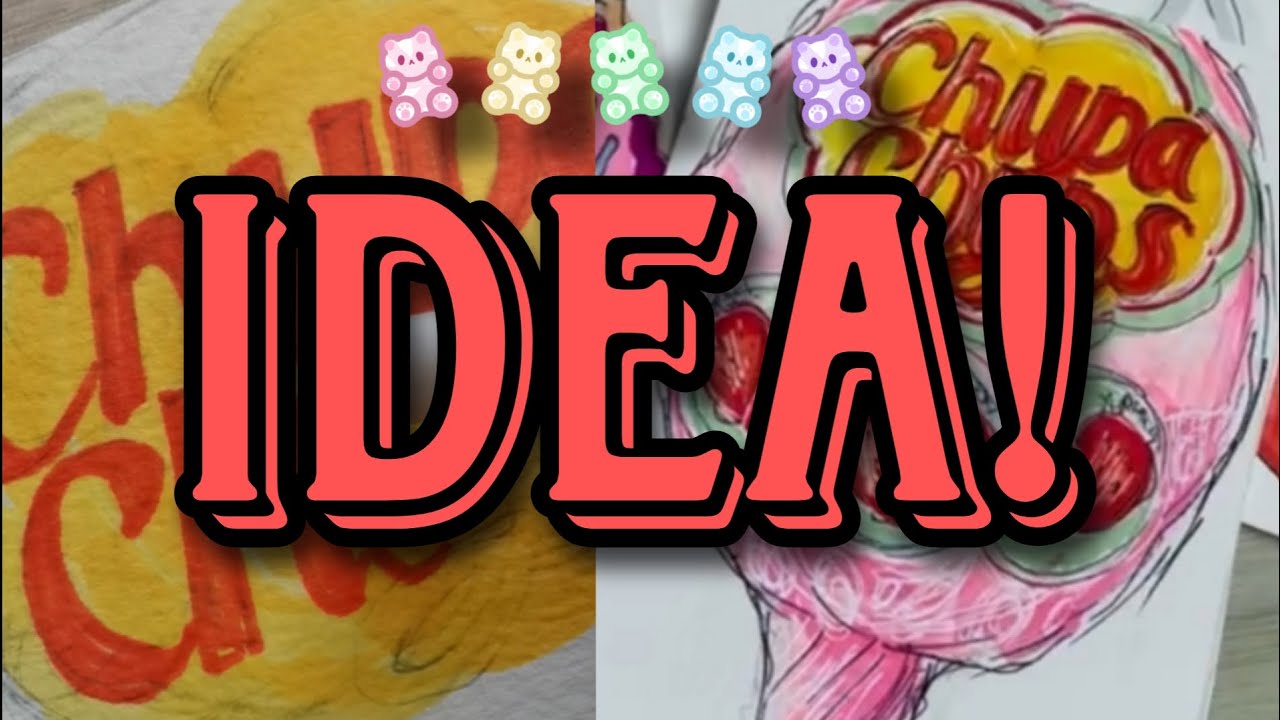 HOW TO DRAW CHUPA CHUPS🍭😋🎉 - YouTube