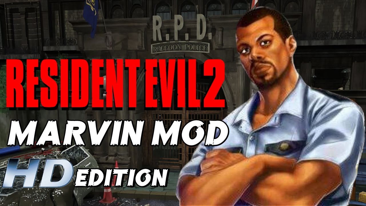INCRÍVEL HISTÓRIA RE2 2 MARVIN MOD EM HD ATÉ ZERAR + RESIDENT EVIL ...