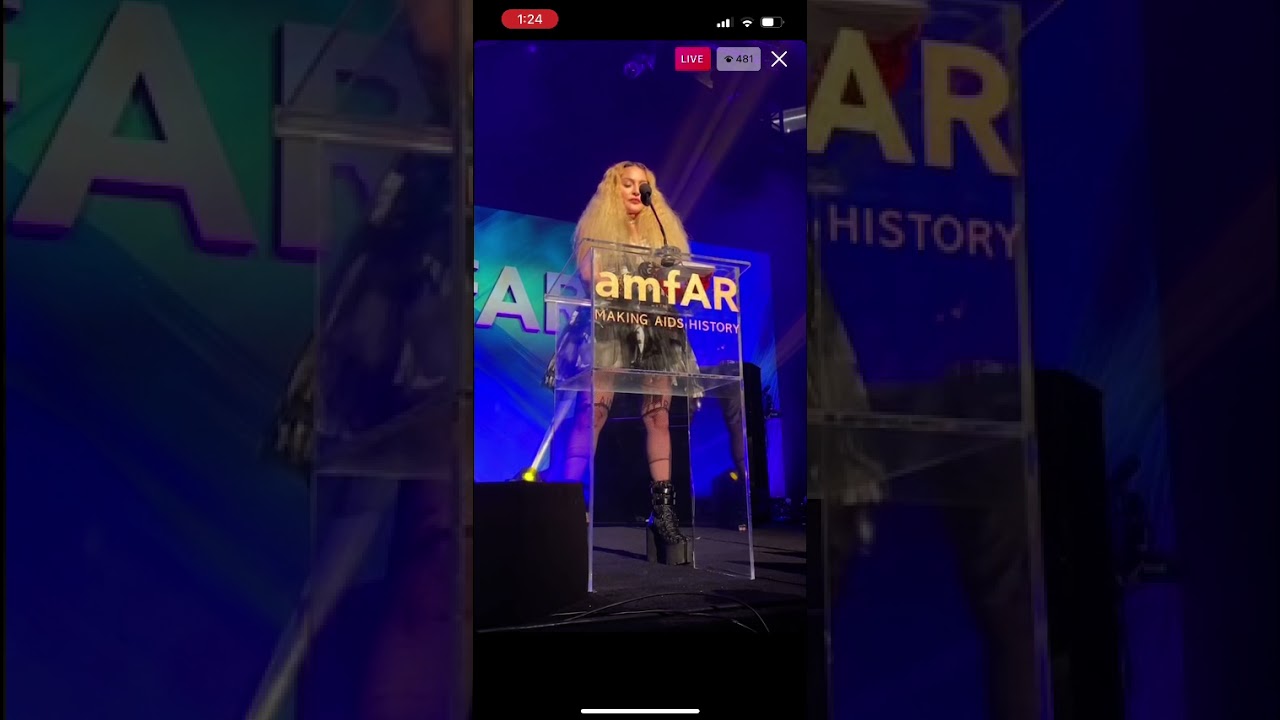 11/4/21 Kelly Streit Live In Insta with William White at Amfar. Madonna ...