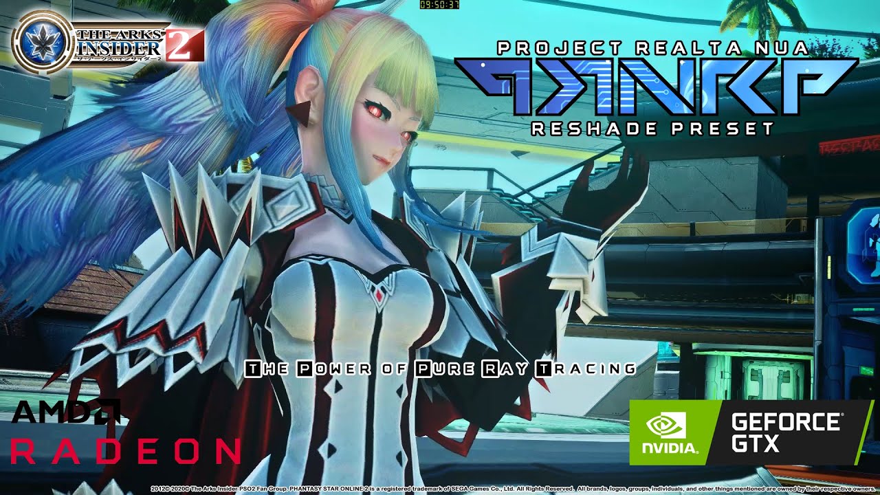PSO2 - Project Realta Nua Reshade Preset - Cutscene Test - Road to ...