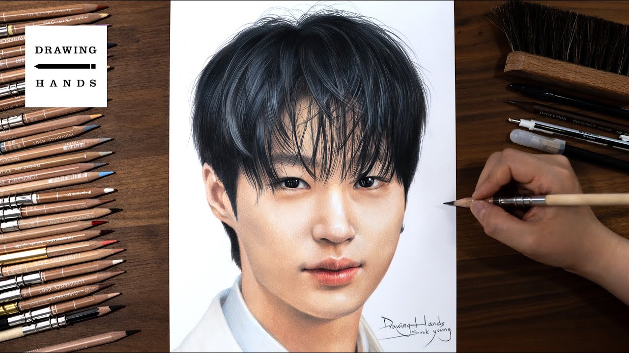Lovely Runner - Sun Jae (Byeon Woo Seok) [Drawing Hands] - YouTube