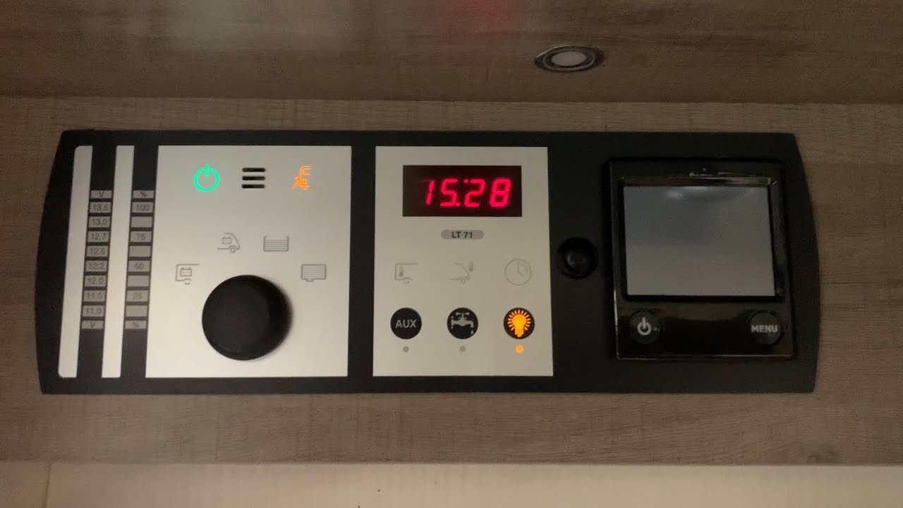 How to use the Schaudt LT 71 Control Panel - YouTube