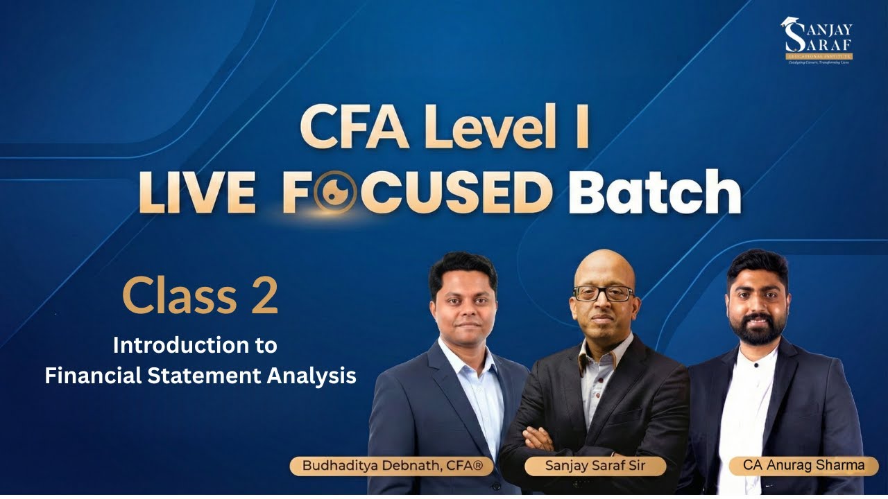 Class 2 - Financial Statement Analysis | CFA Level 1 Live Focused - YouTube