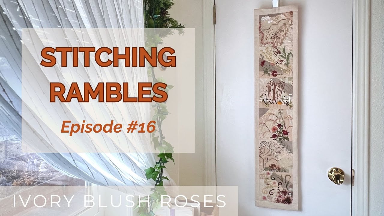 Finishing the Autumn Bell Pull – FINAL edits and making the bell pull ...