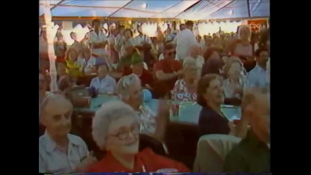 1984 Centel Cable TV Host Dan Hogan at Sertoma Spring Fest Winter Haven ...