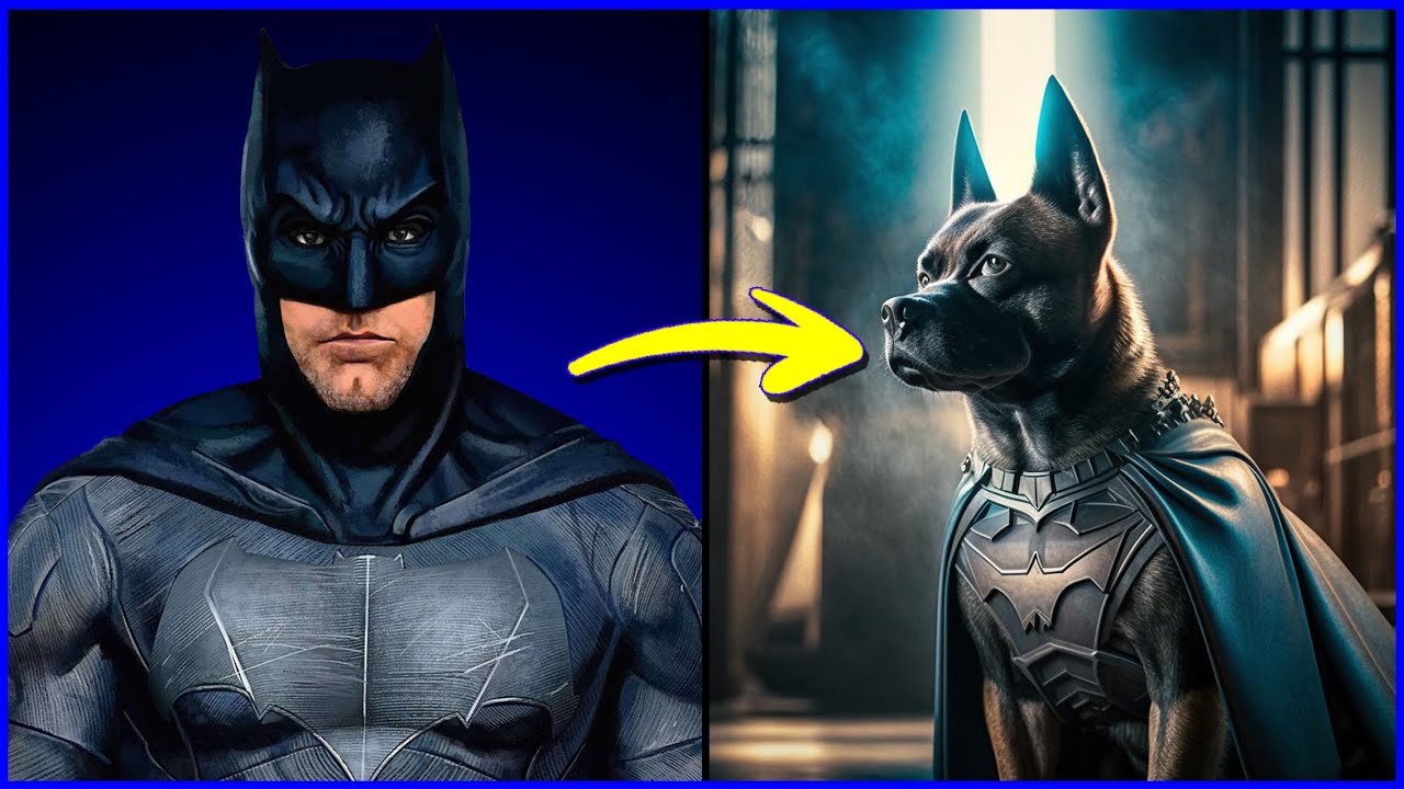 DC JUSTICE LEAGUE HEROES AS DOG - YouTube