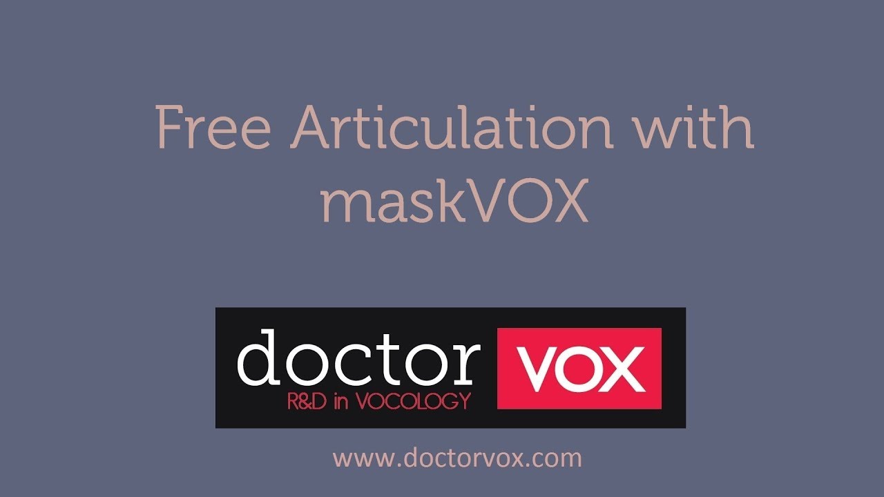 Lax Vox Therapy Technique with Free Articulation - YouTube