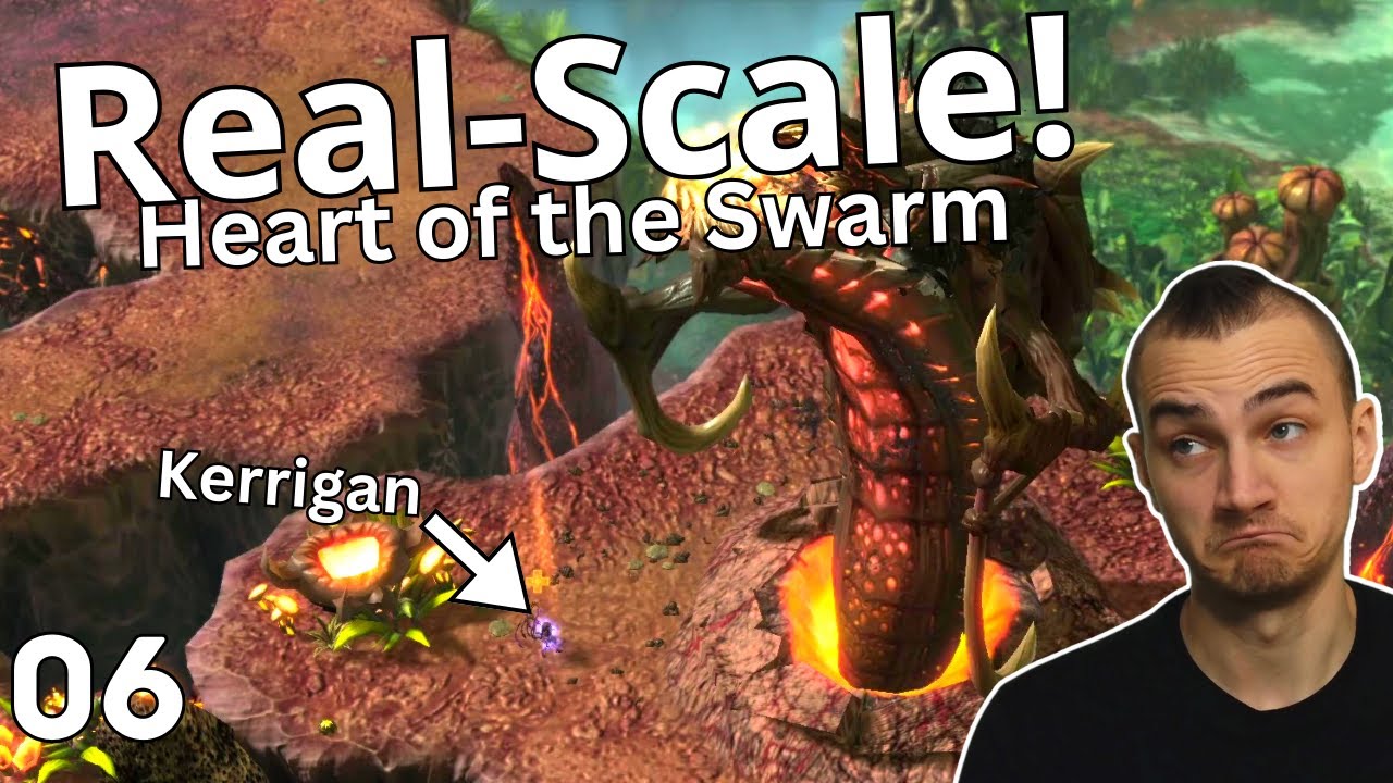 Boss Fights! Playing Real-Scale Heart of the Swarm || Starcraft 2 (Part ...