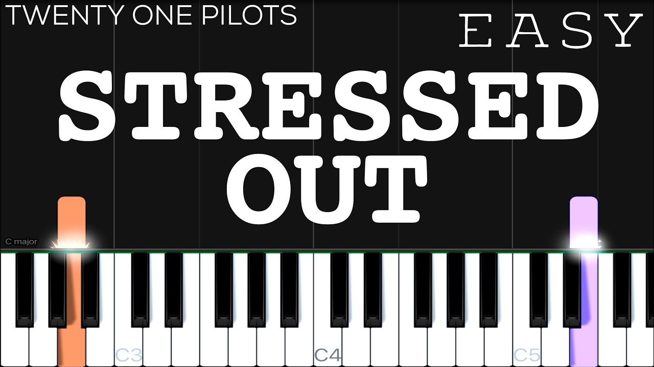 twenty one pilots - Stressed Out | EASY Piano Tutorial - YouTube