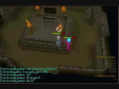 Barrows guide runescape black salamander (cheap way) - YouTube