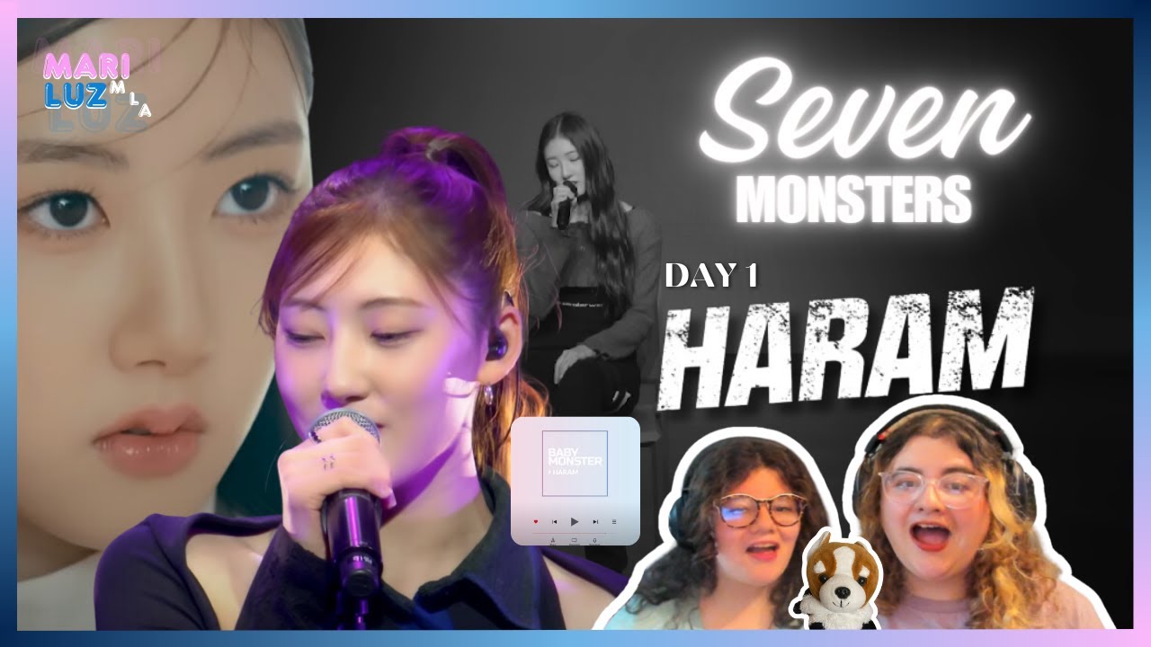 Seven Monsters || Day 1 HARAM 🐶 || Sisters react - YouTube