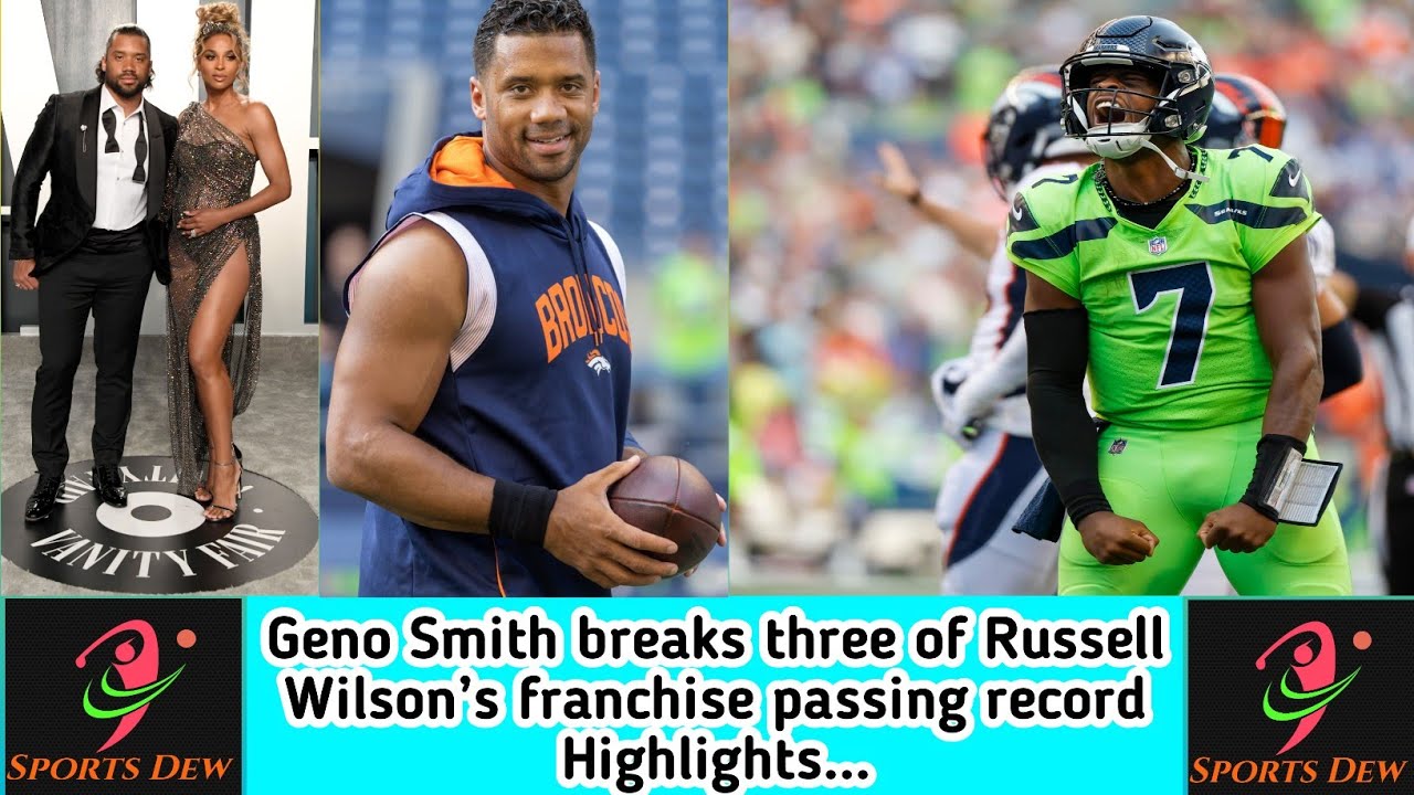 Geno Smith breaks three of Russell Wilson’s franchise passing record ...