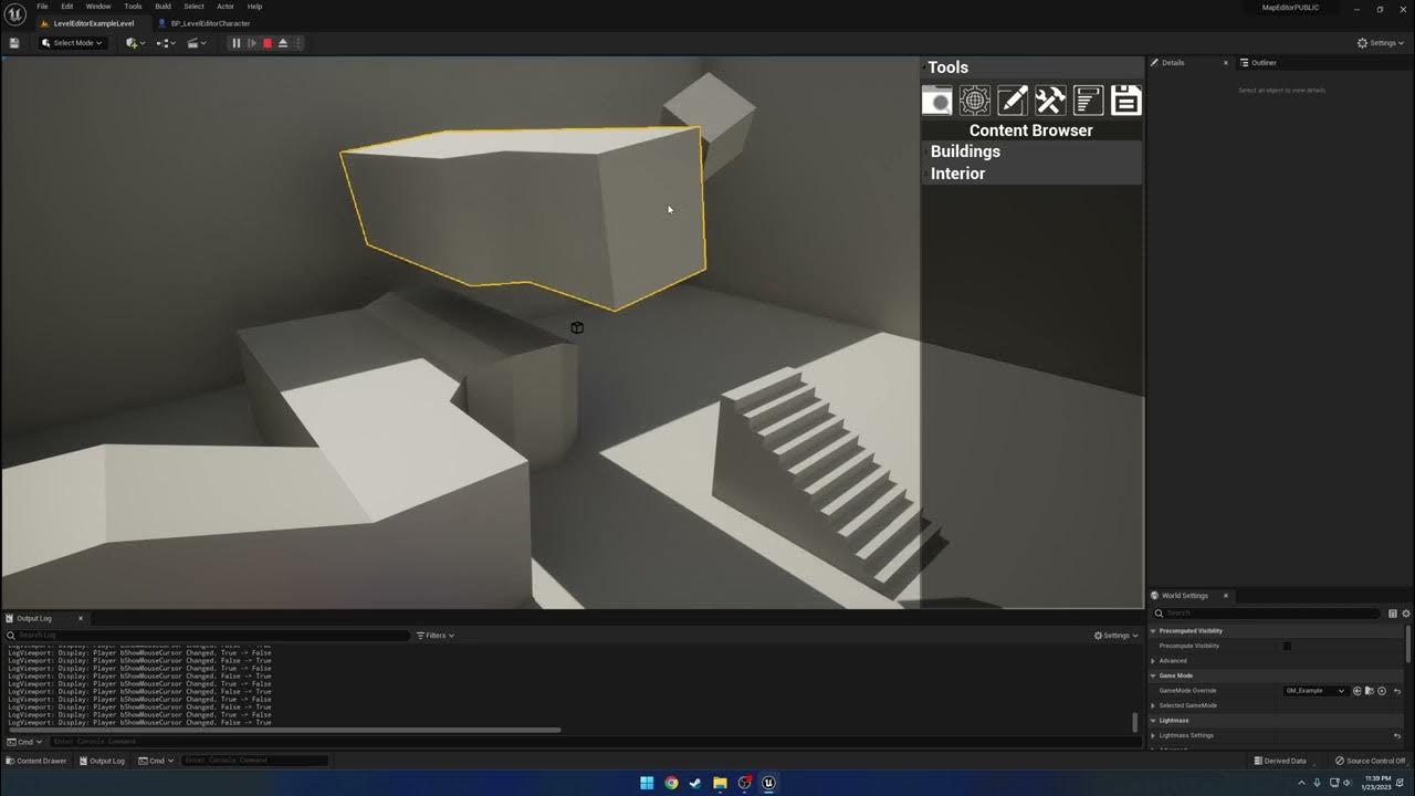 In-Game Multiplayer Level Editor Framework #2: Default Hot Keys - YouTube