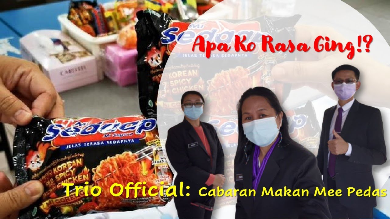 Trio Makan Mee Pedas Giler: Apa Ko Rasa Ging? - YouTube