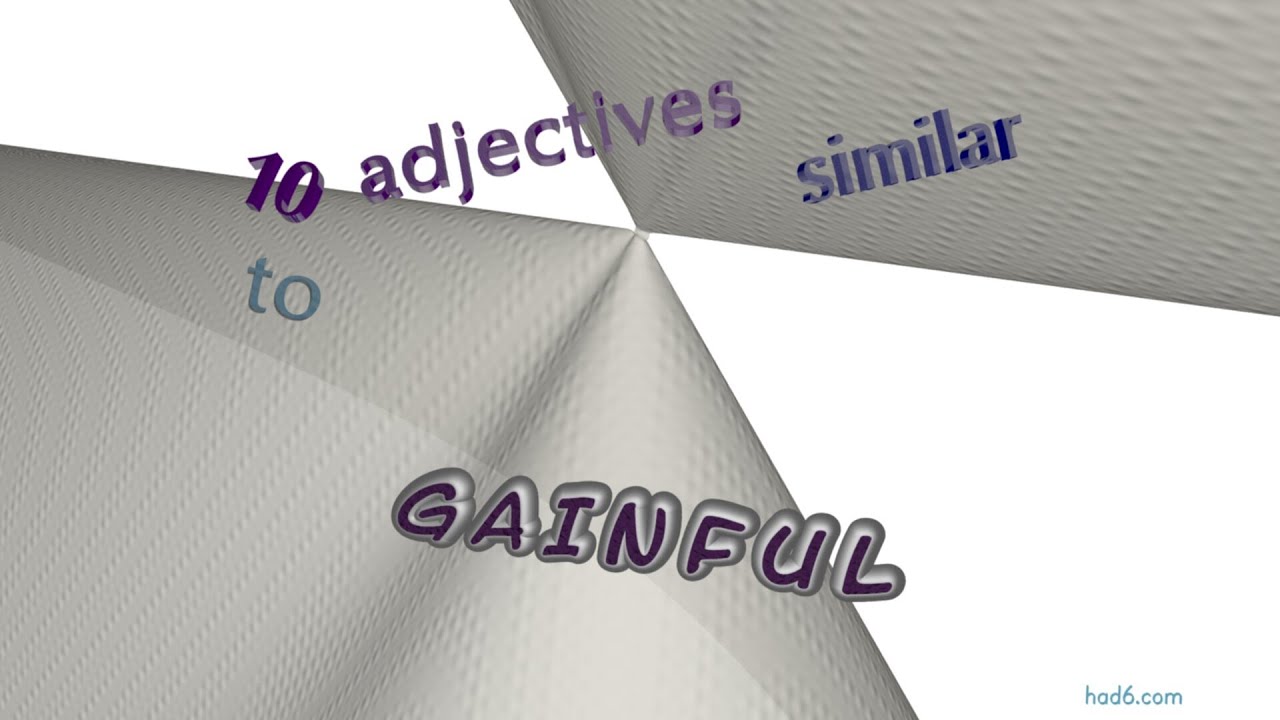 gainful - 11 adjectives which are synonyms to gainful (sentence ...