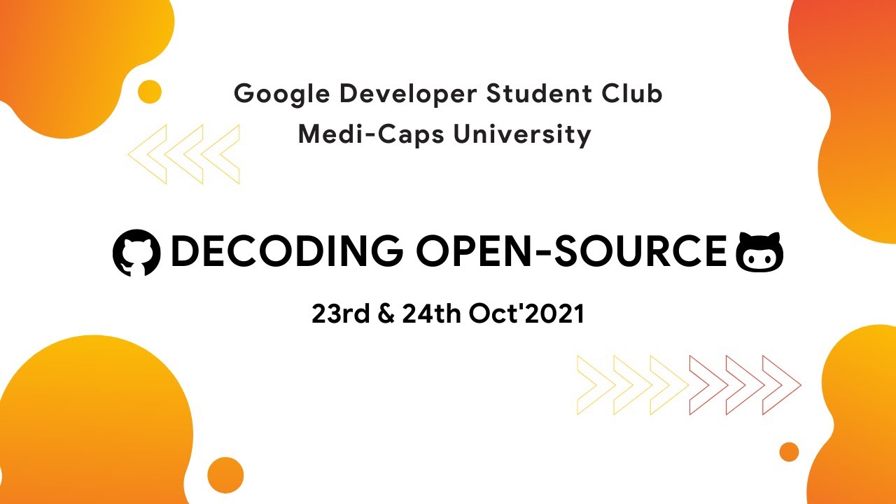 Decoding Open-Source by MU-GDSC - YouTube