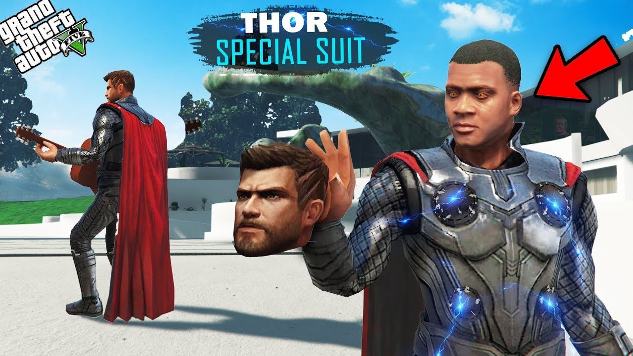 Franklin Stealing Thor Special Suit in Gta 5! - YouTube