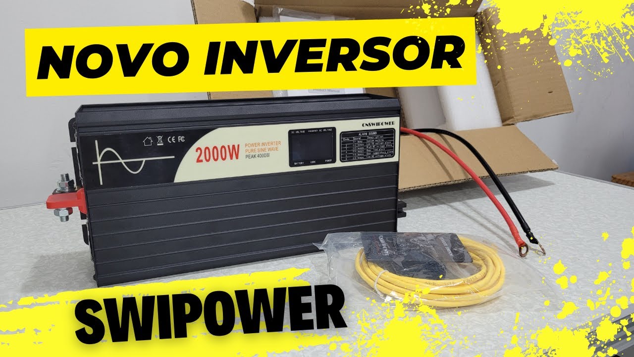 NOVO Inversor SWIPOWER 2000W/4000W Para Energia Solar Off Grid ...