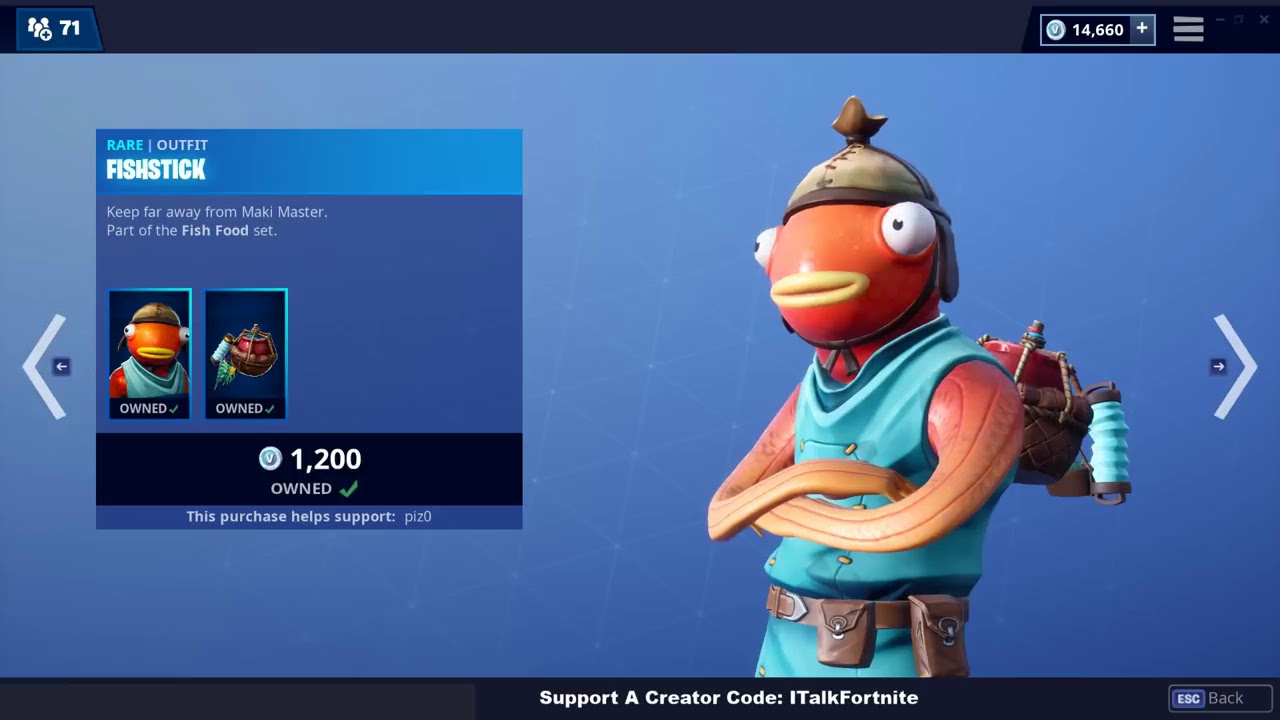 Fortnite Item Shop NEW FISH SKIN! December 26th 2018 Fortnite Battle ...