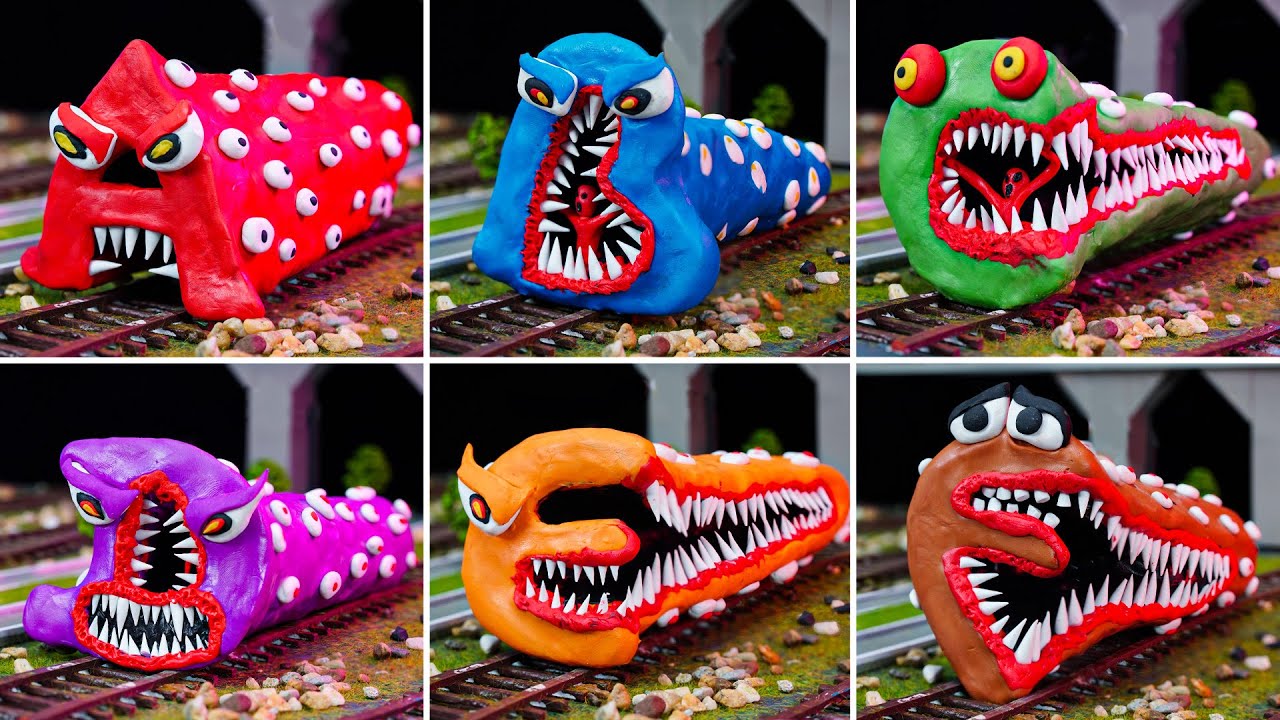 😱 Making ALPHABET LORE Transforms Into TRAIN EATER - Trevor Henderson ...