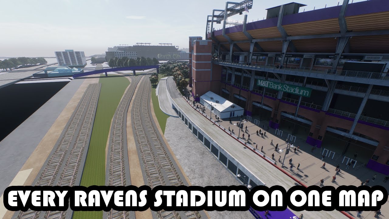 SO I ADDED EVERY BALTIMORE RAVENS MAP FROM MADDEN 19 TO MADDEN 25 ON ...