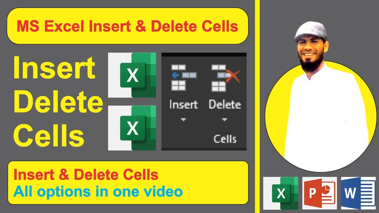 Ms Excel Part 12 Insert And Delete Cells Ms Excel Ms Excel Tutorial For Beginners To 6815
