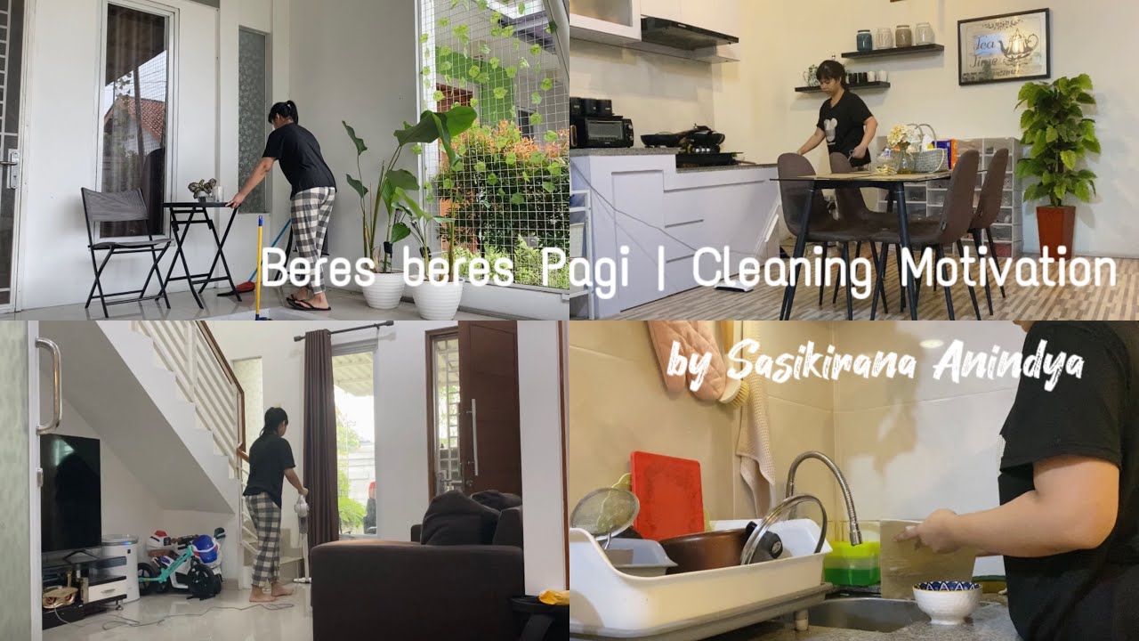 Pagi ini bersihkan dalam dan luar rumah || Masak simple untuk sahur ...