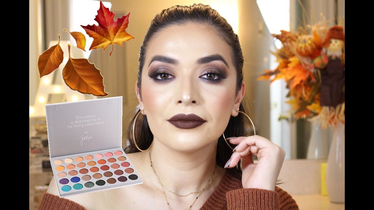 BOLD VAMPY Fall Makeup Tutorial 2017 | Morphe x Jaclyn Hill Eyeshadow Palette - YouTube