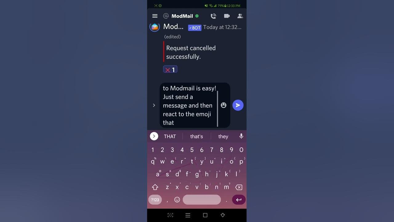 Modmail on Mobile - YouTube