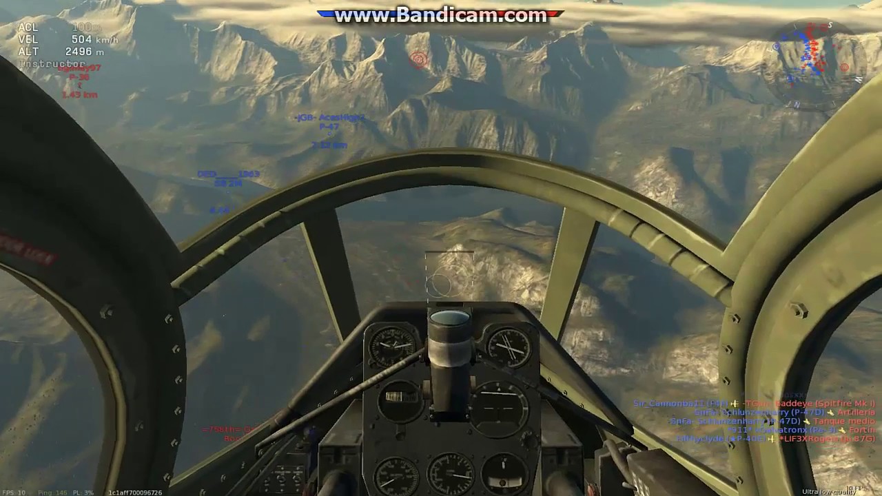 WAR THUNDER PROBANDO P-400 - YouTube