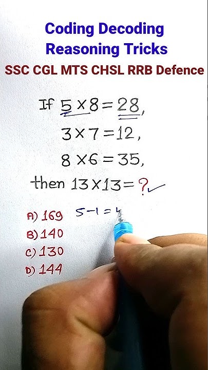 Coding Decoding | Coding Decoding Reasoning Tricks| Reasoning for SSC ...