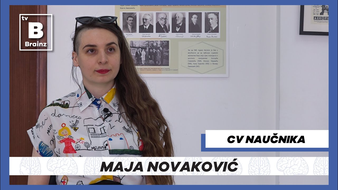CV naučnika - Maja Novaković - YouTube