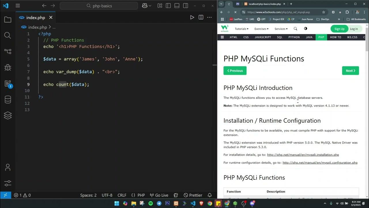CHAPTER 3: LESSON 4 - PHP FUNCTIONS - YouTube