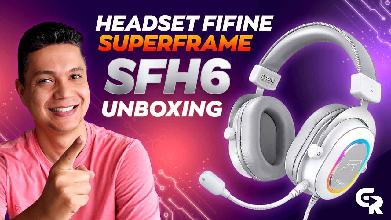 🟢 HEADSET GAMER FIFINE SUPERFRAME SFH6 | Pode ser seu próximo Headset ...