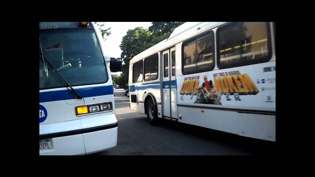Mta New York City Bus Orion V #9837 On The B9 - YouTube