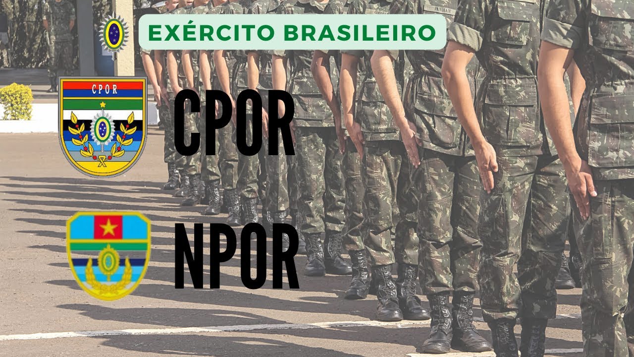 Como Fazer Para Passar no NPOR/CPOR - Exército Brasileiro - YouTube