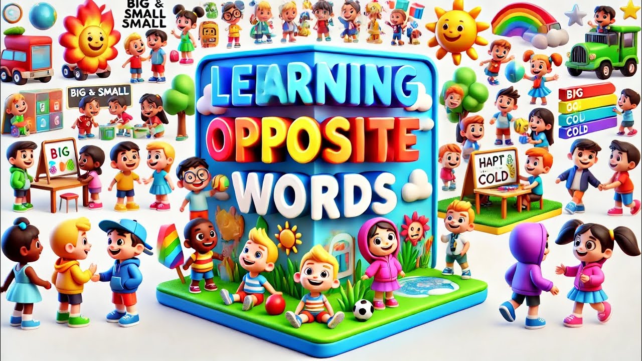 Fun with Opposite Words: Happy vs. Sad! - YouTube