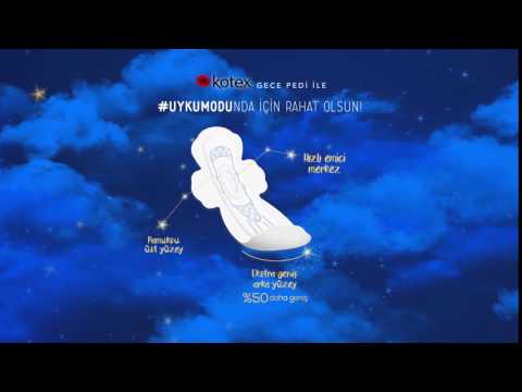 Kotex Gece Pedi İle İçin Rahat Olsun!