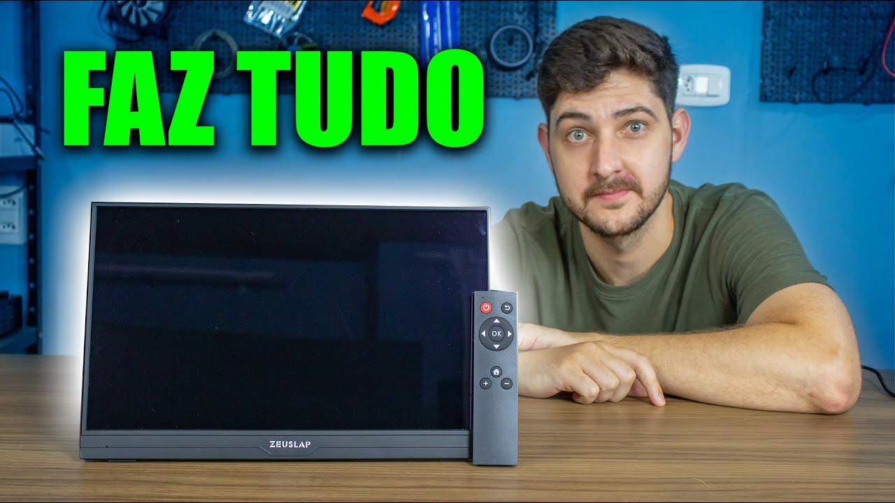 MONITOR PORTÁTIL DA CHINA PRA CELULAR, NOTEBOOK E PC, FULL HD COM TOUCH ...