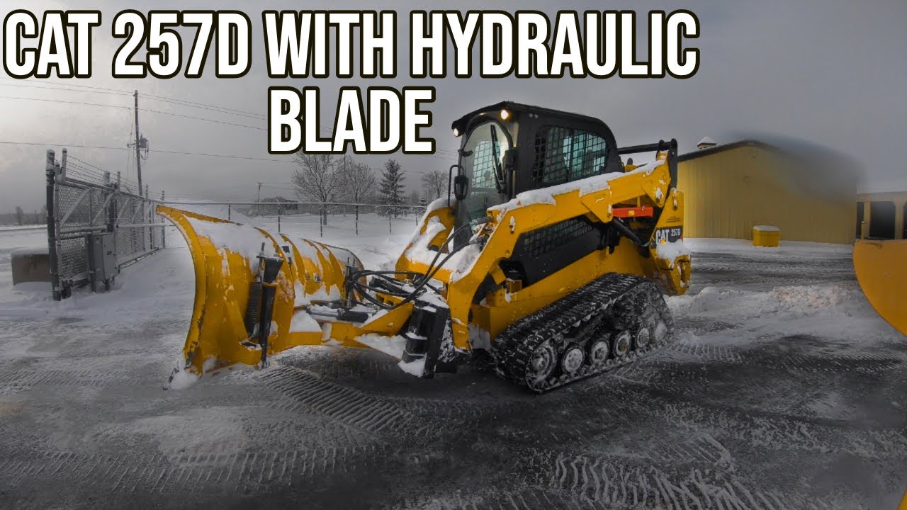 Plowing Deep Snow with Track Skid Steer [ULTRA 4K] - YouTube
