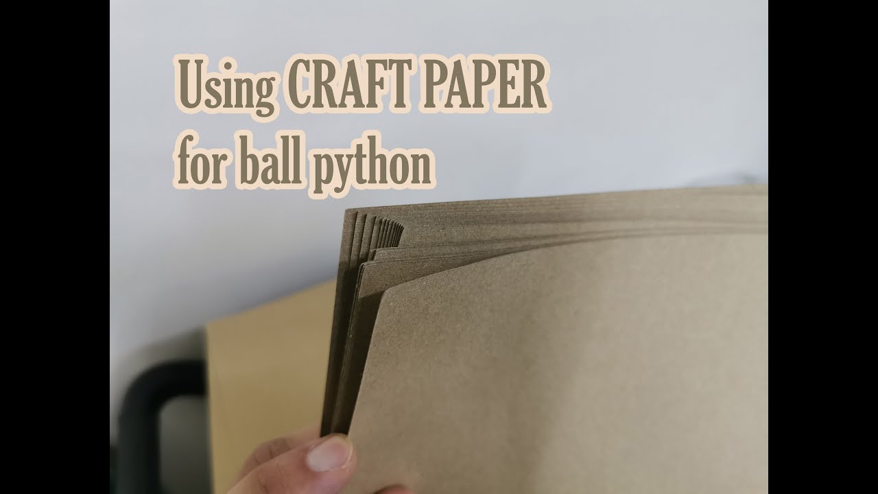 CRAFT PAPER AS BEDDING FOR BALL PYTHON. We love it! - YouTube