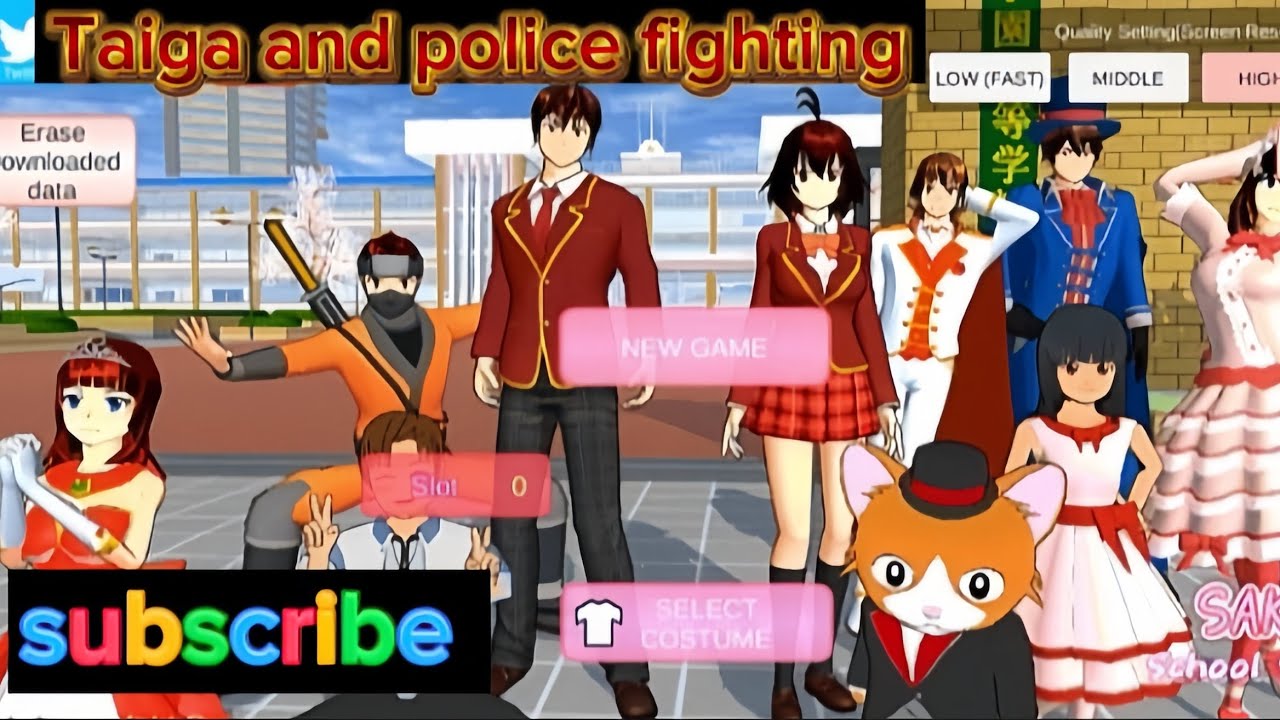 Taiga and police fighting 💪 ️||#sakuraschoolsimulator #viralshorts # ...