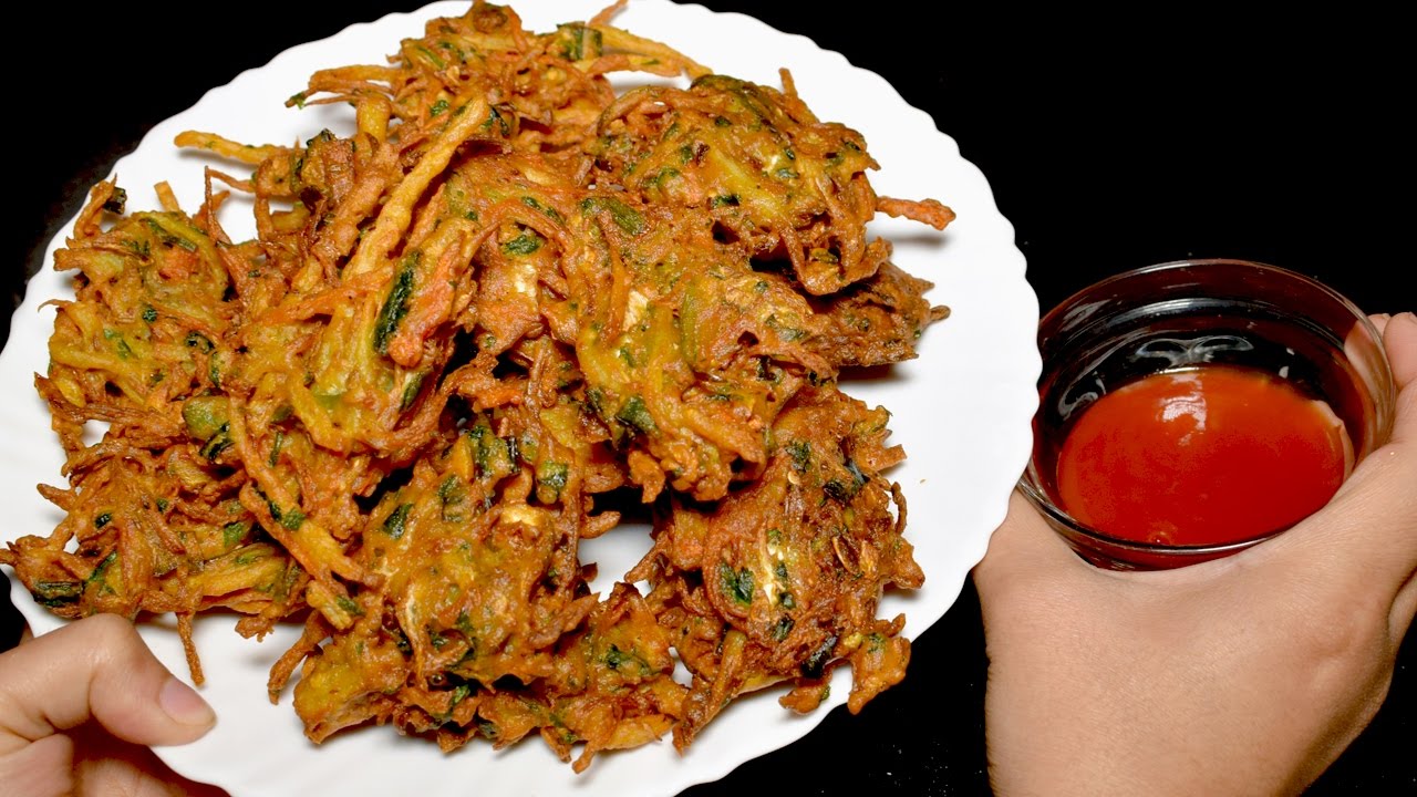 Chinese Pakora Recipe - Crispy Pakoda Recipe - How to make Crispy ...