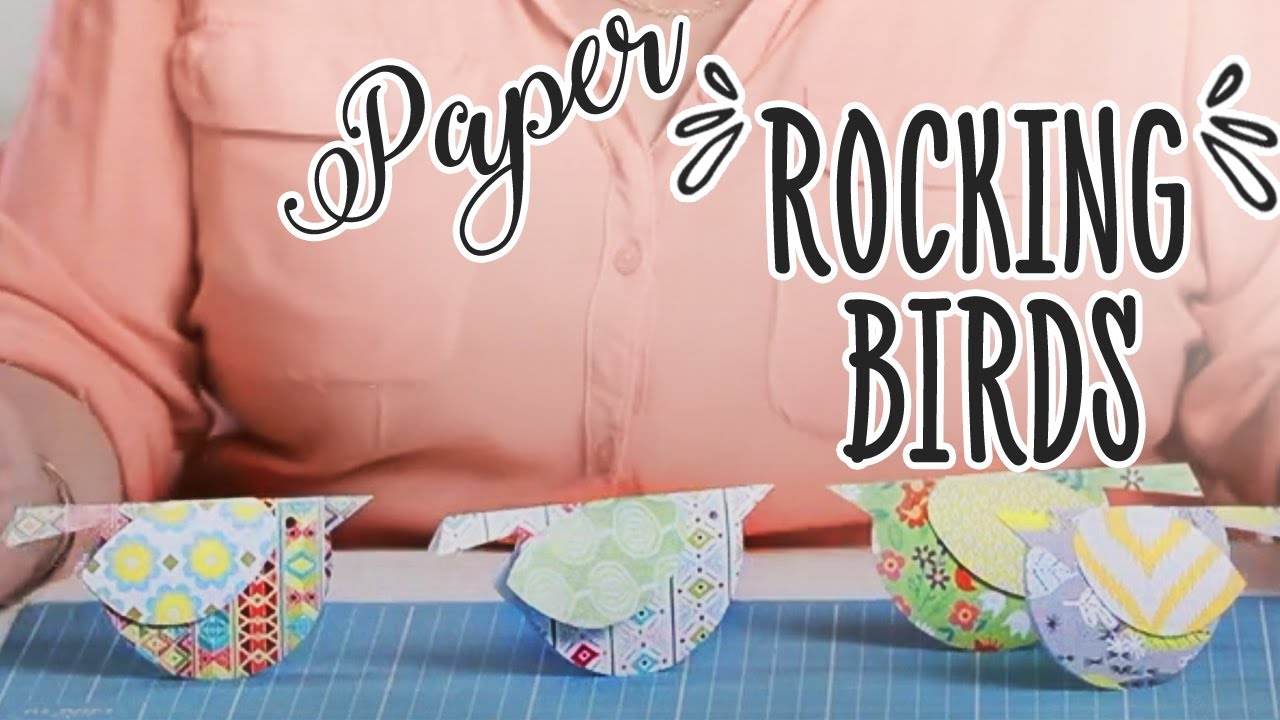 Easy Paper Rocking Birds for Kids - YouTube