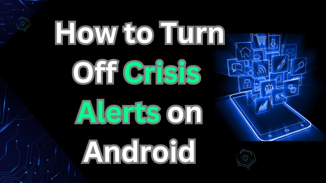 How to Turn Off Crisis Alerts on Android - YouTube