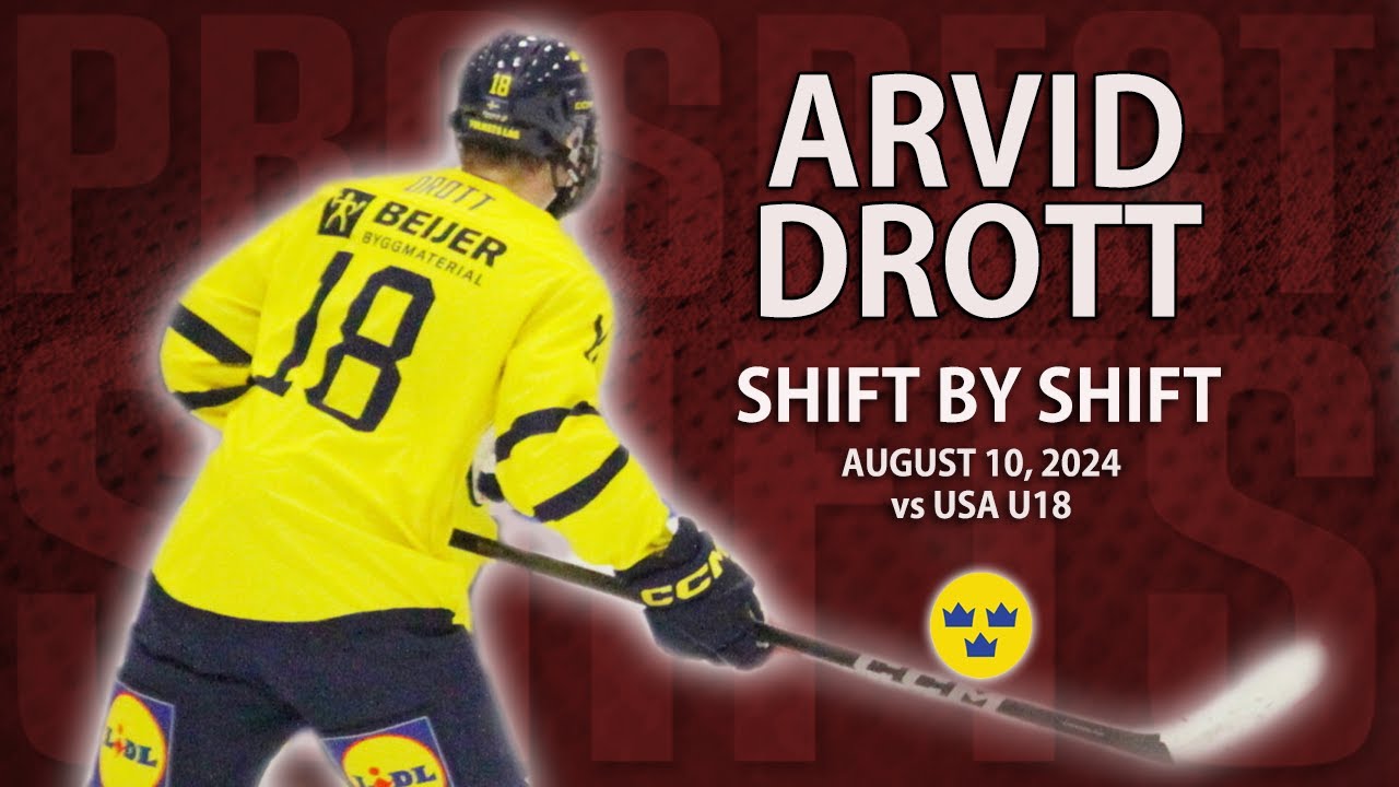 Arvid Drott vs USA U18 | Aug 10 2024 | Hlinka Gretzky Cup - YouTube
