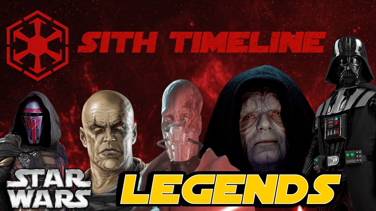The COMPLETE Sith Timeline - Every Sith Lord in Chronological Order ...