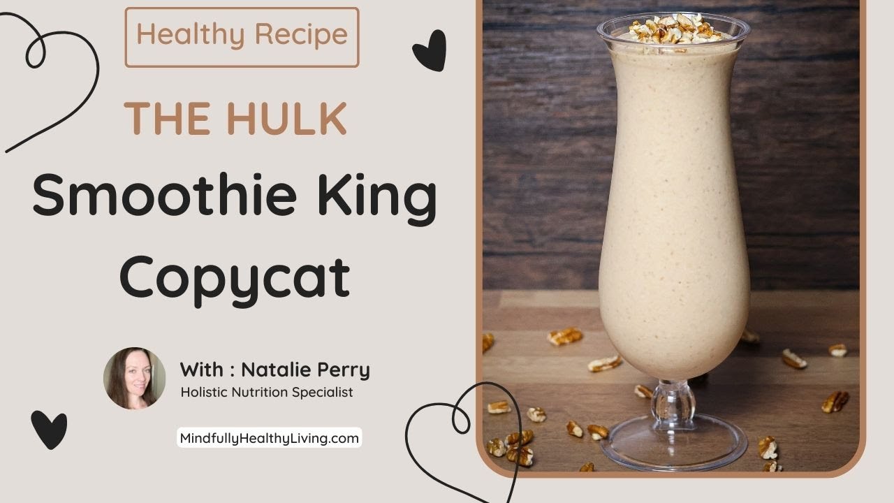 Healthy Vanilla Hulk Smoothie Recipe | Smoothie King Copycat with ...