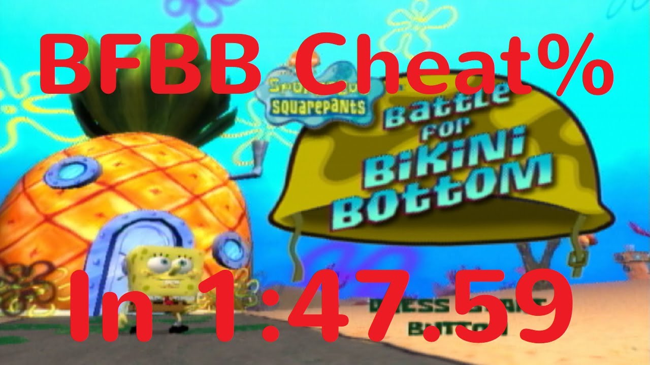 SpongeBob SquarePants: Battle for Bikini Bottom Cheat% speedrun in 1:47 ...
